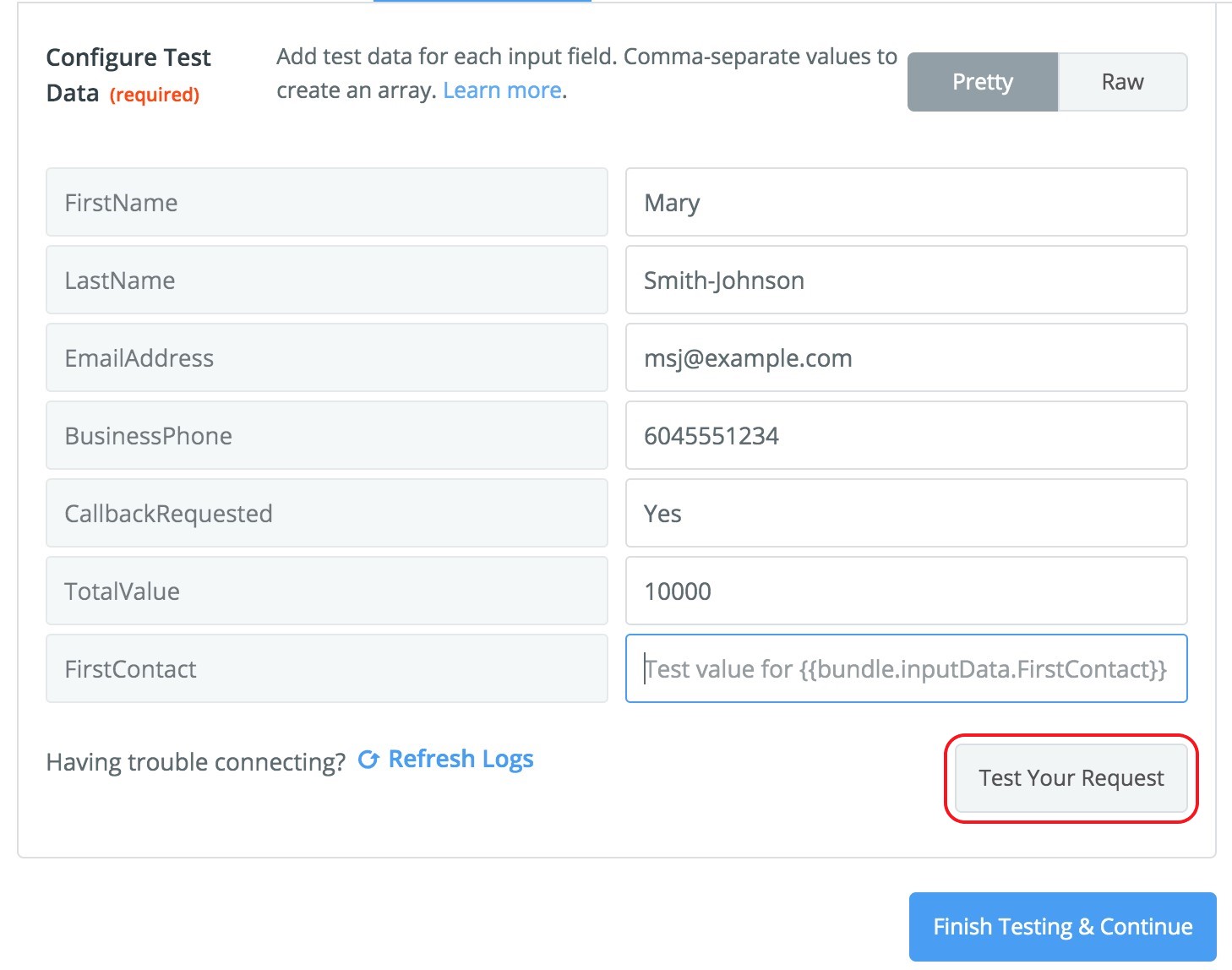 Zapier 1 Write Data 45 Minutes Flowfinity Knowledge Base
